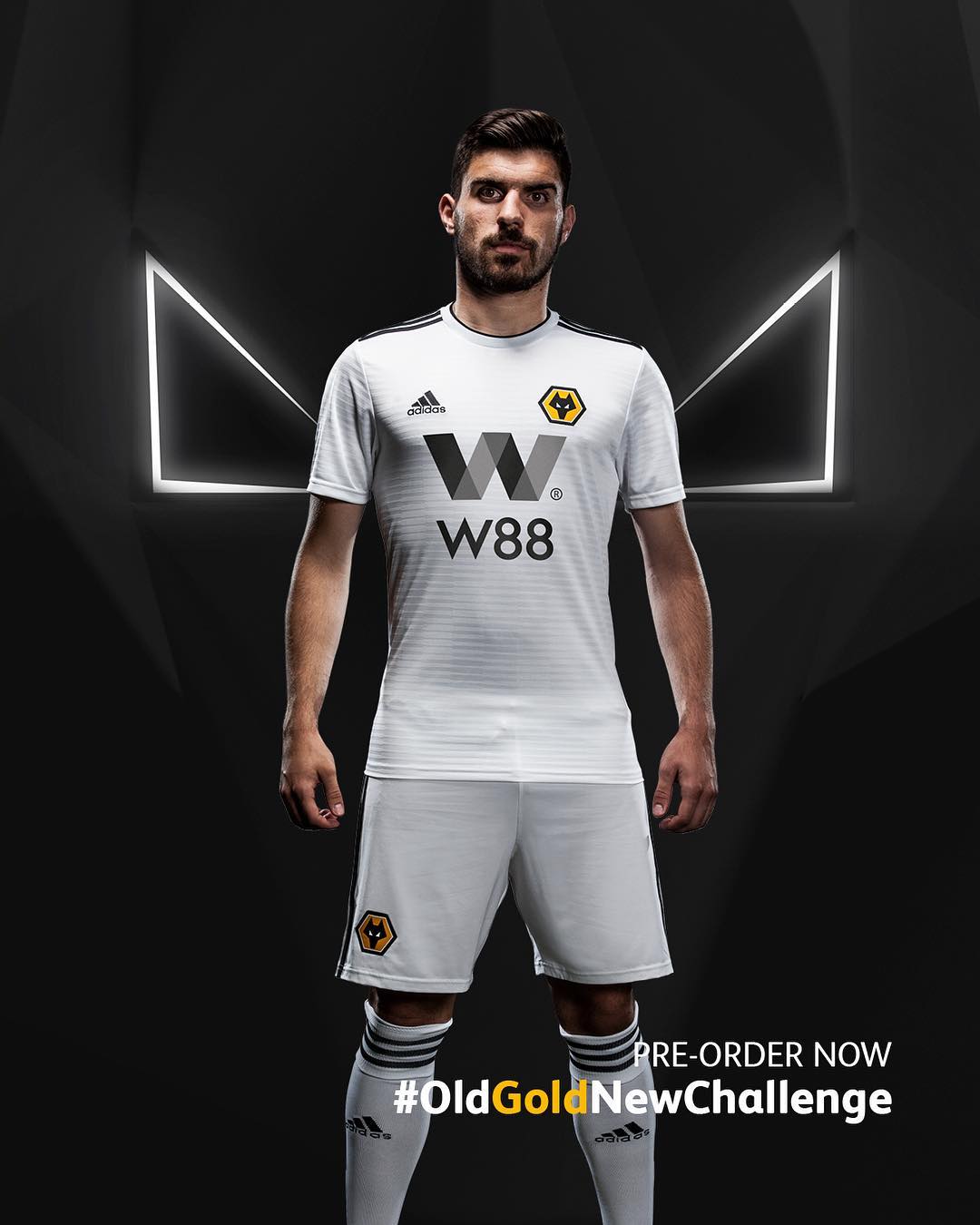 Novas camisas do Wolverhampton 2018-2019 Adidas | Mantos do Futebol