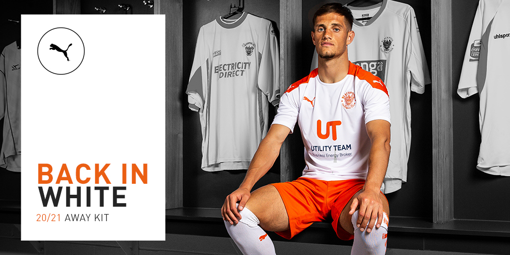 Novas camisas do Blackpool FC 2020-2021 PUMA » Mantos do Futebol