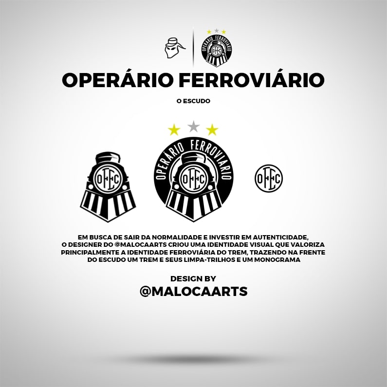 Nova identidade e camisas para o Operário Ferroviário (Vinícius Marçal ...
