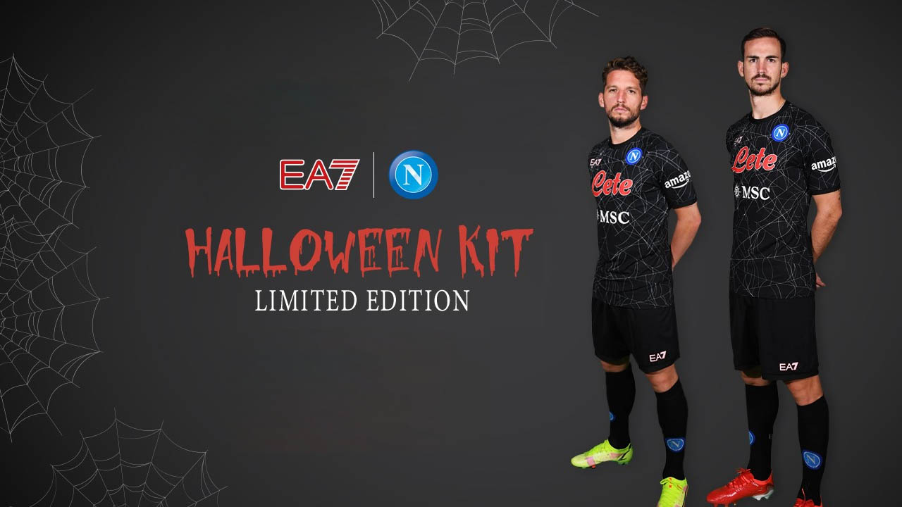 Camisa de "Halloween" do Napoli 2021 EA7 » Mantos do Futebol